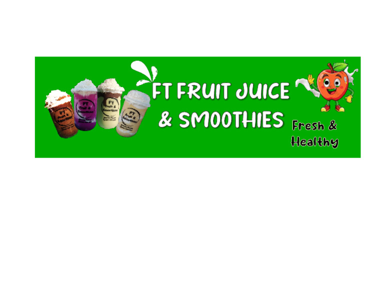 Spanduk Smoothies | PDF