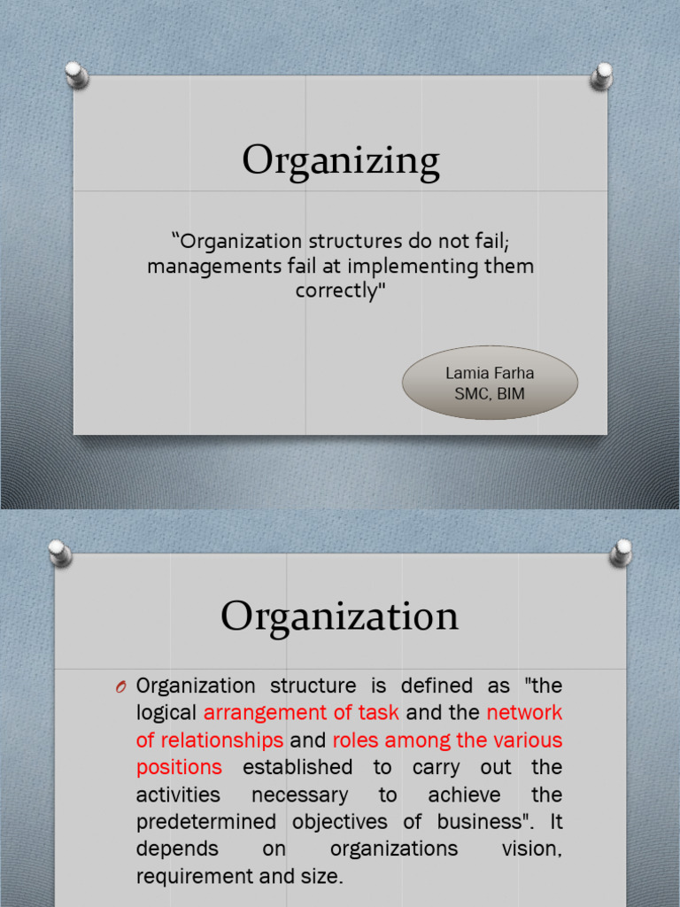 Essentials of Organizational Structure | PDF | Business Economics ...