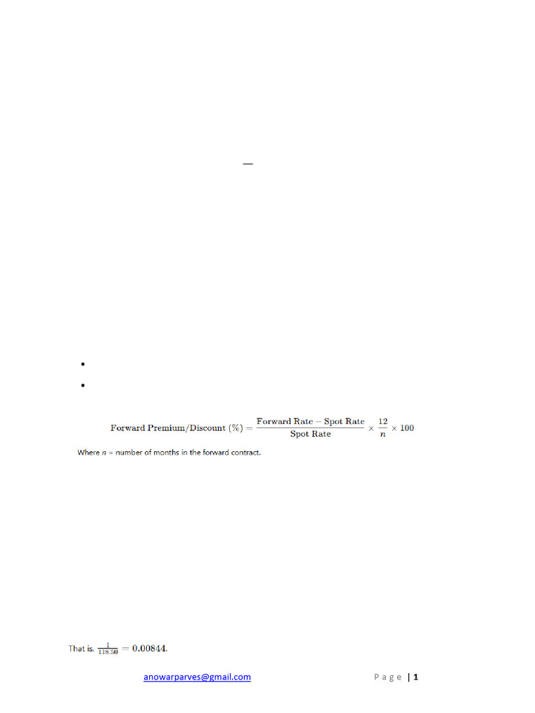 Determining Exchange Rate For Direct and Indirect Quotation Using ...