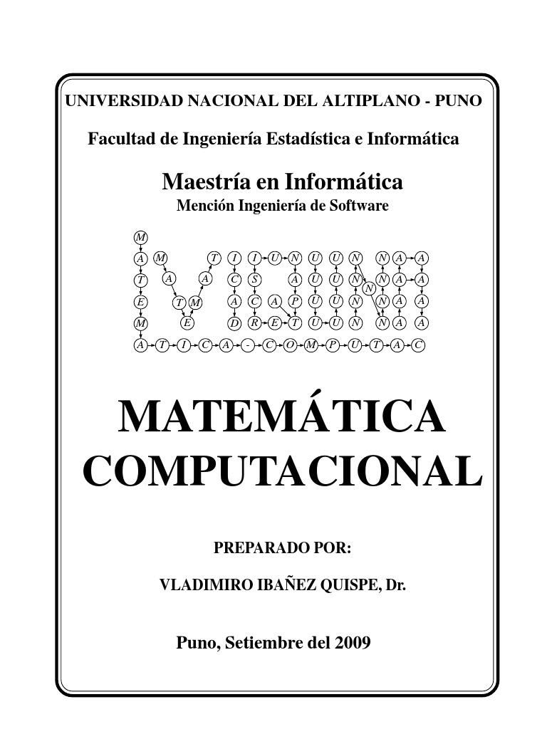 Matematica Computacional | PDF | Ciencias de la Computación | Función ...