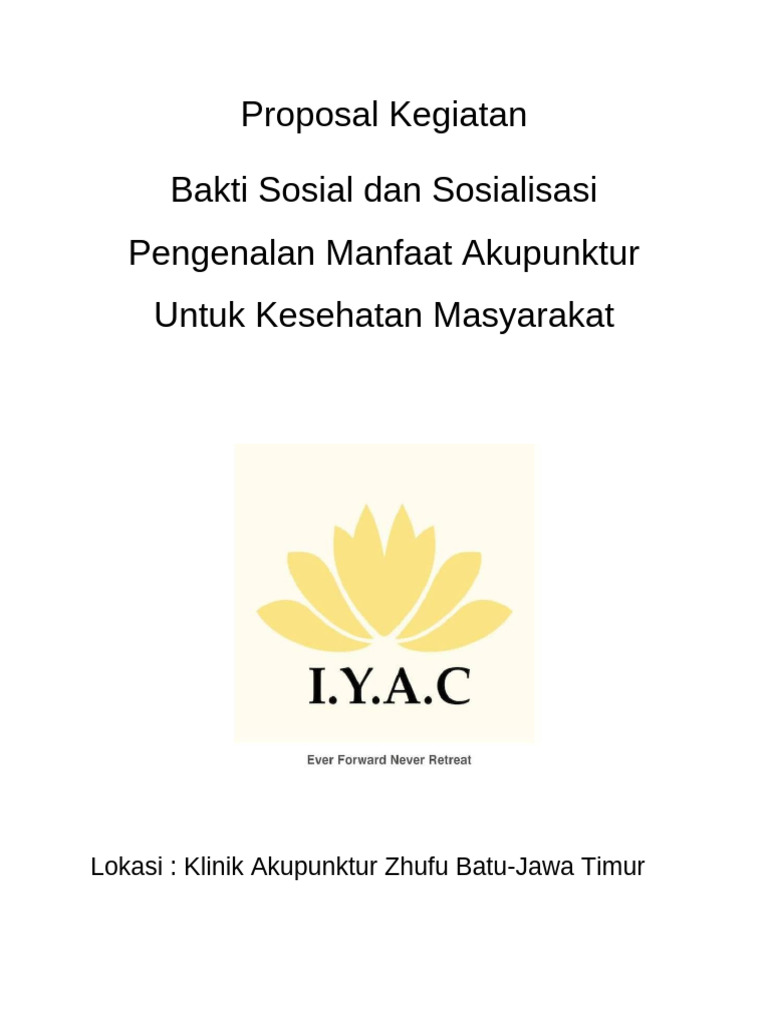 Proposal Kegiatan | PDF