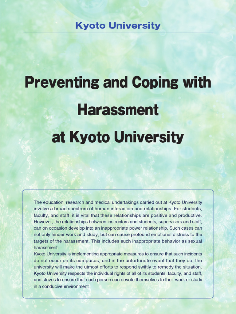 2104 Harassment Booklet e | PDF | Sexual Harassment | Harassment