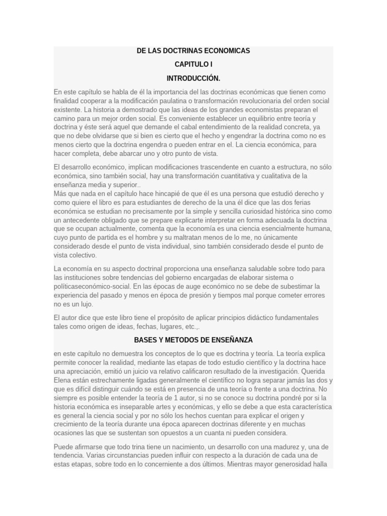 Doctrinas Económicas y su Impacto Social | PDF | Mercantilismo | Riqueza