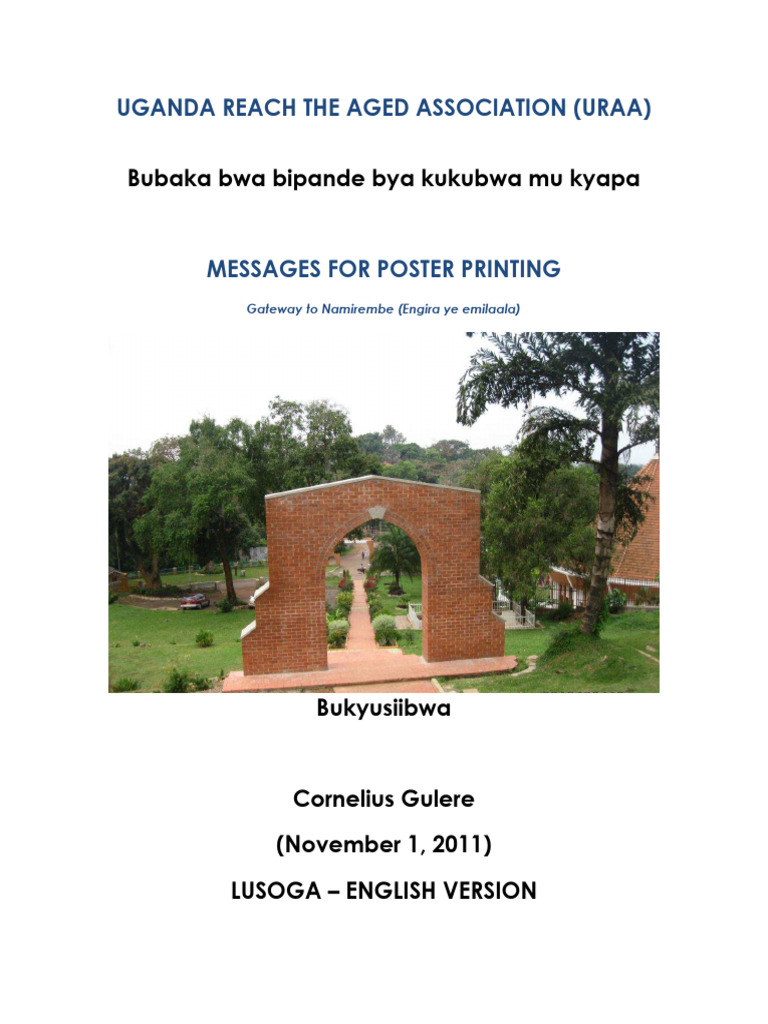 Posters in Lusoga | PDF