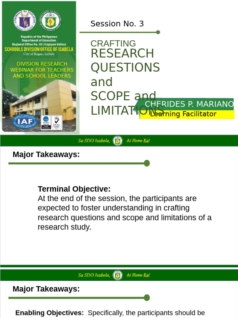 Research Question and Scope | PDF | Scope (Computer Science) | Methodology