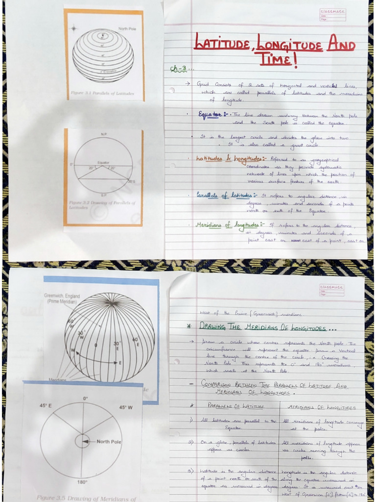 Latitude, Longitude, and Time Basics | PDF | Latitude | Physical Geography