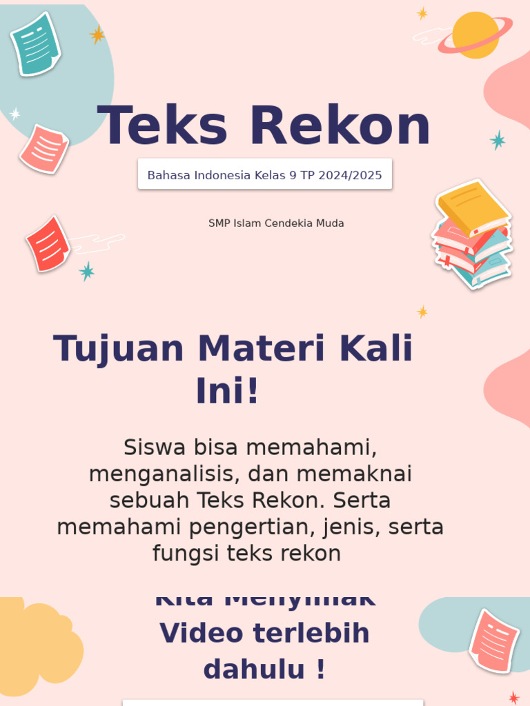 Teks Rekon 1 | PDF