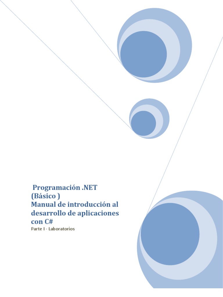 Programación .NET (Básico) - Manual de Introducción Al Desarrollo de ...