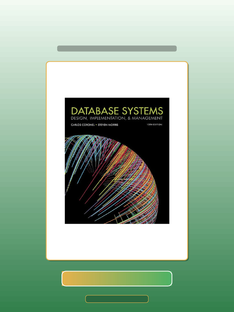 Authorized Database Systems Design Implementation Management 13th ...