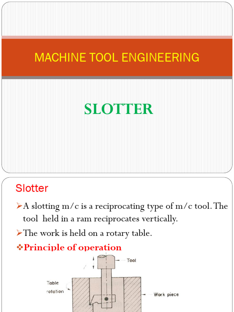 Unit 3 Slotter | PDF