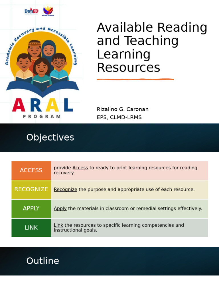 Available Reading and Teaching Learning Resources | PDF | Written ...
