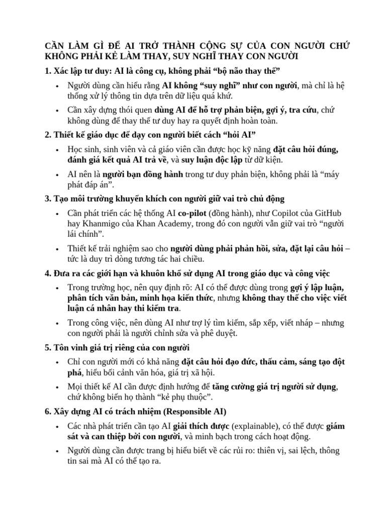 Al Phổ Biến Hỗ Trợ Giảng Dạy Và Học Tập Miễn Phí | PDF