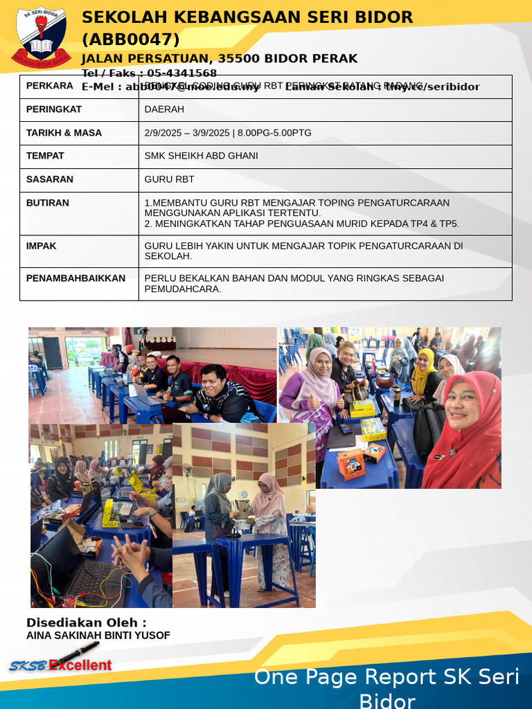 OPR Bengkel Coding Guru RBT | PDF