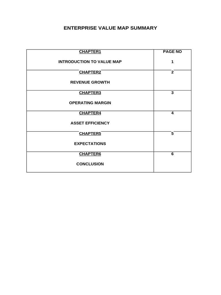 Enterprise Value Map Overview | PDF | Corporate Social Responsibility ...