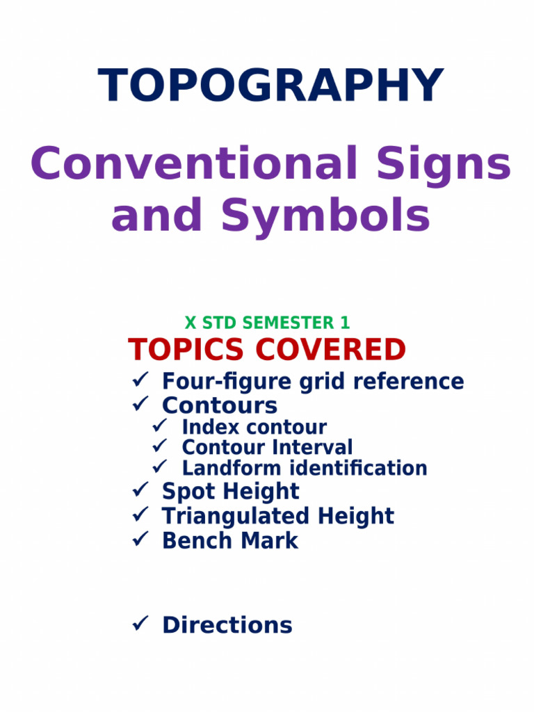 Topo Definitions Concise Form | PDF