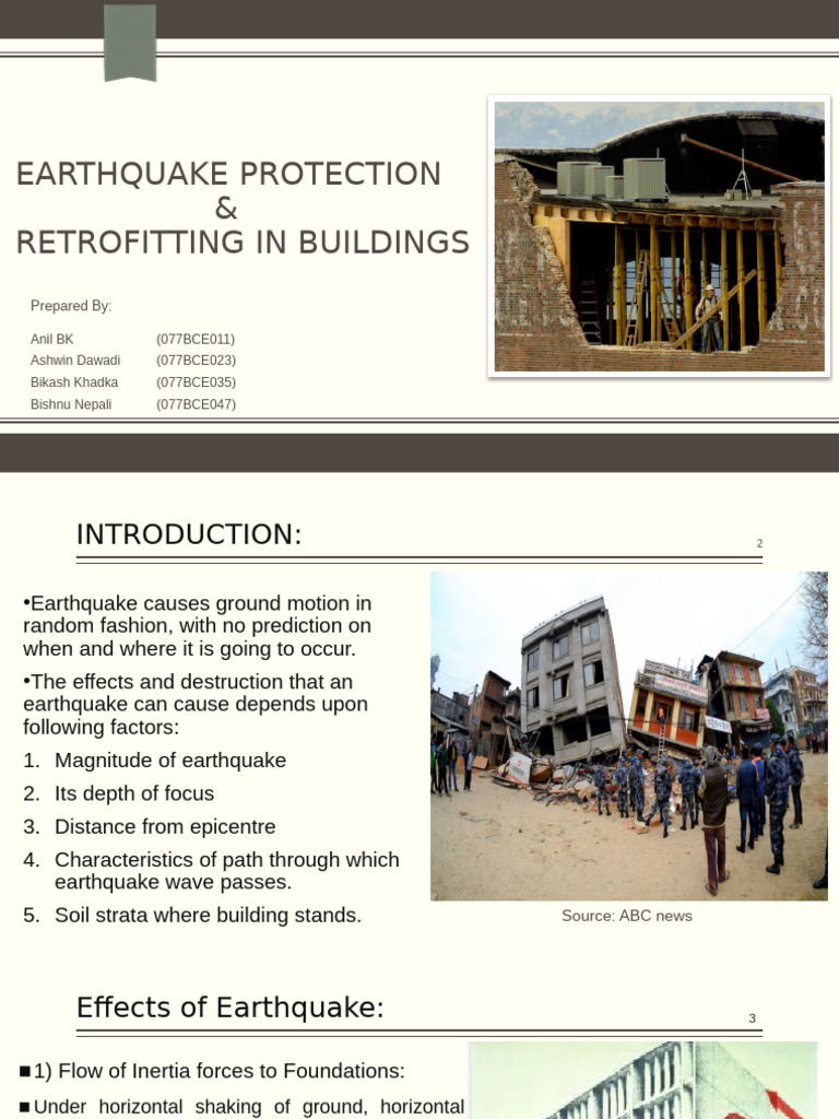 Earthquake Retrofitting Strategies | PDF | Earthquake Engineering ...