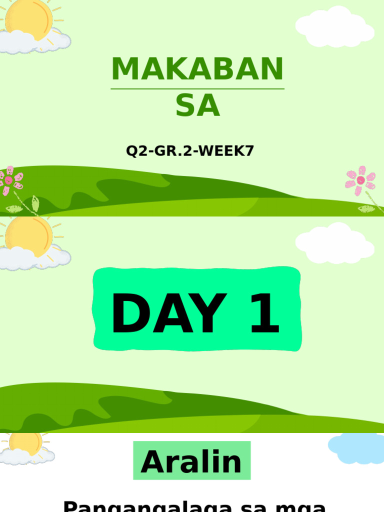 Week7 Makabansa | PDF