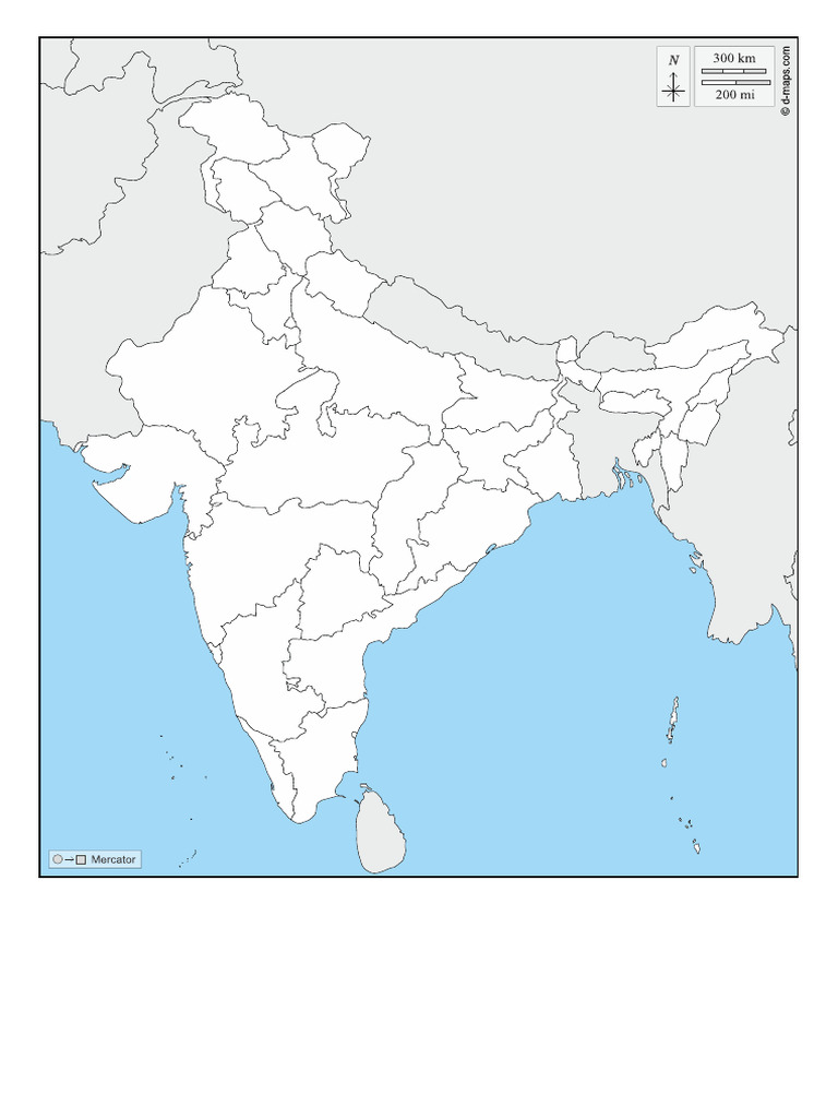 India Map Blank | PDF