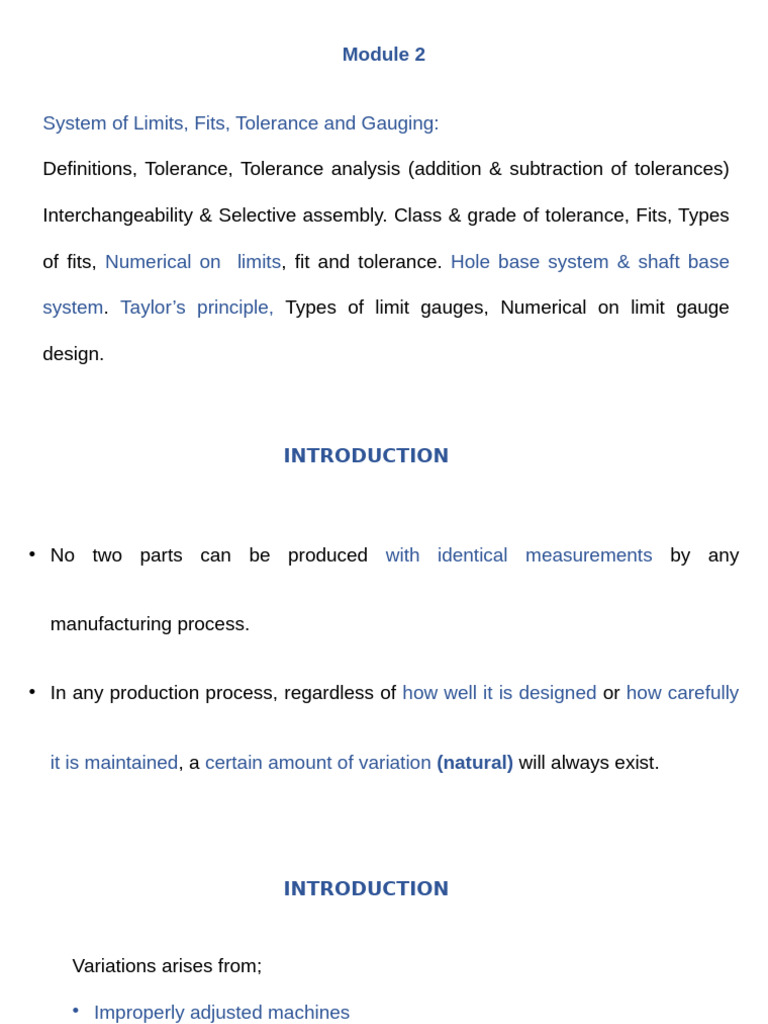 Limits, Fits, Tolerances & Gauging Guide | PDF | Engineering Tolerance ...