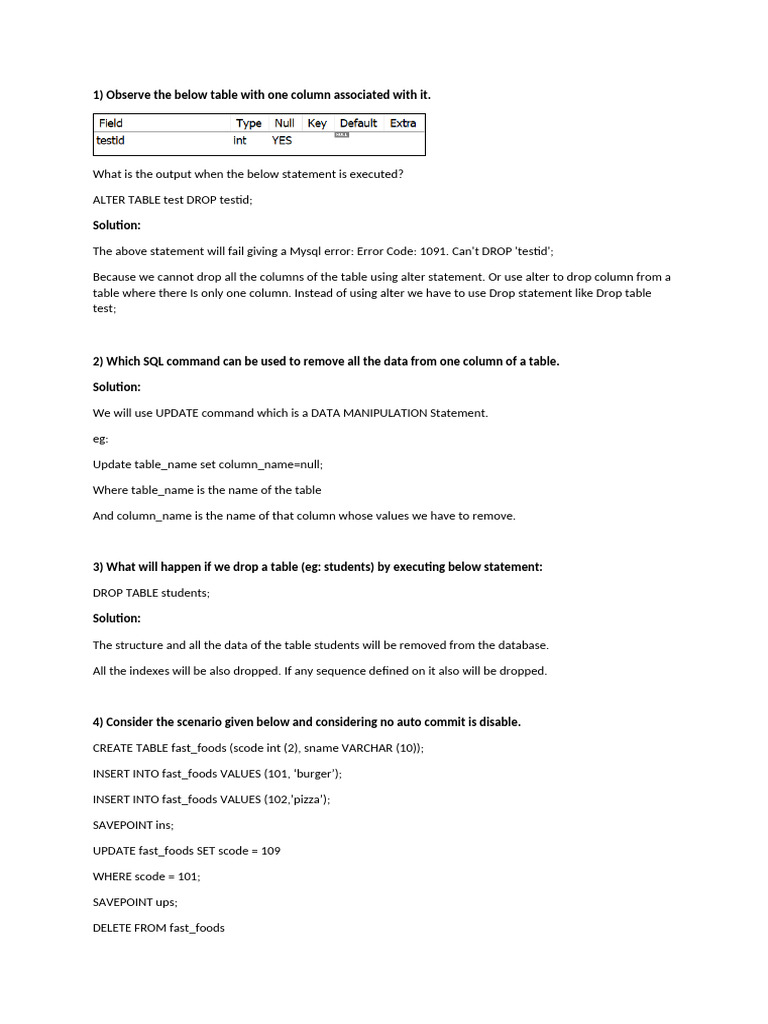 Commands | PDF | Sql | Databases