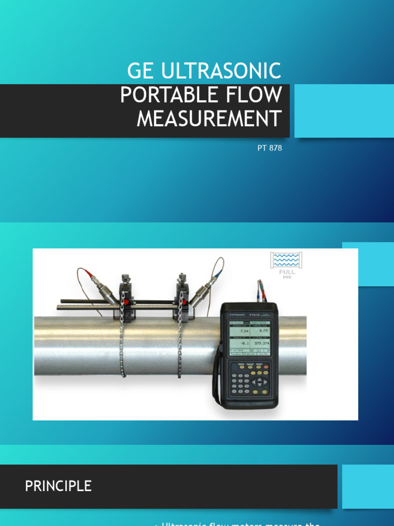 Ge Ultrasonic Portable Flow Measurement | PDF | Pipe (Fluid Conveyance ...