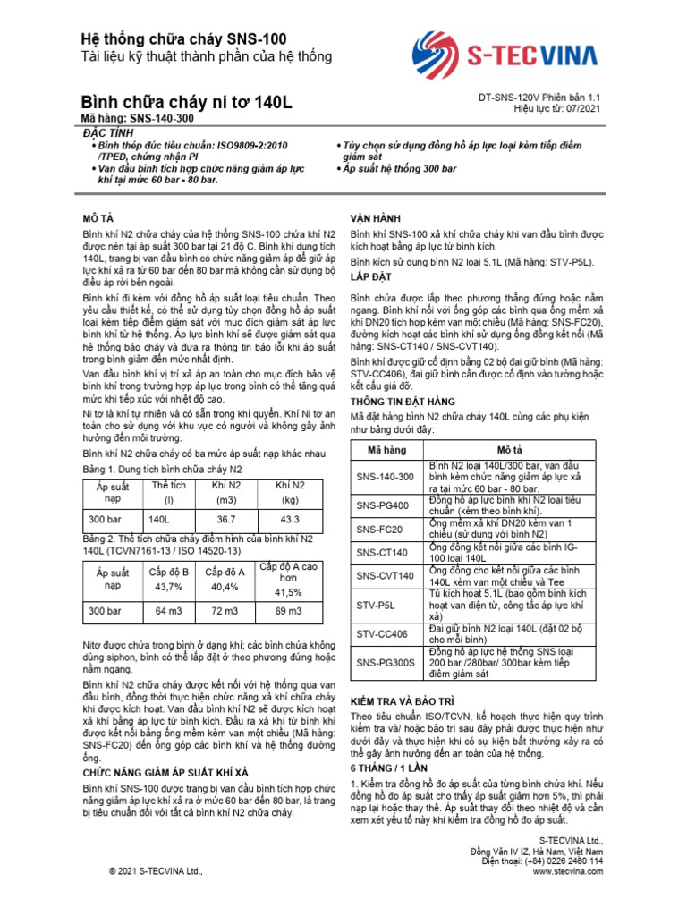 Sns-140-300-Vi | PDF