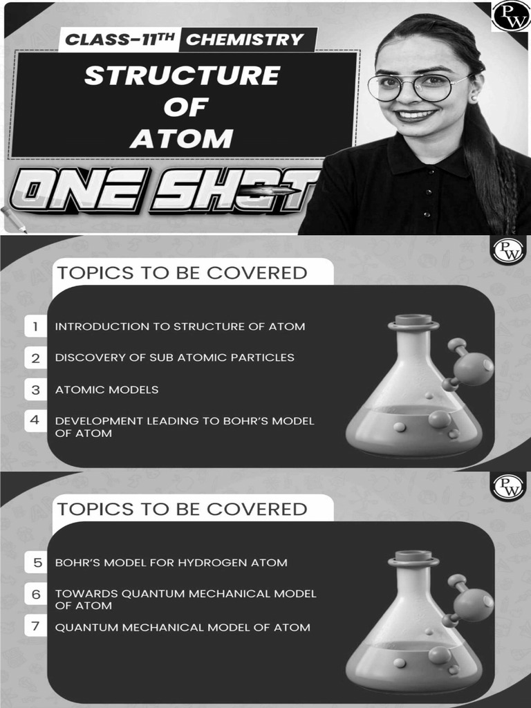 Structure of Atom - Class Notes (N-Up 1x3) | PDF
