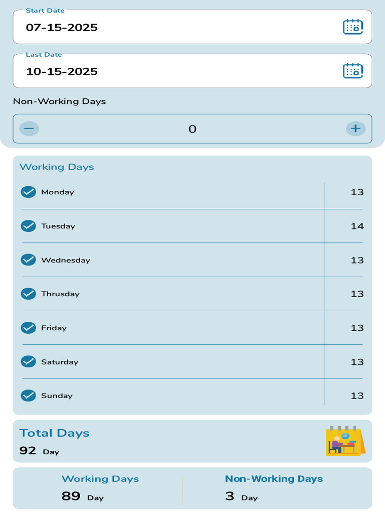 Working Days 1758717118898 | PDF