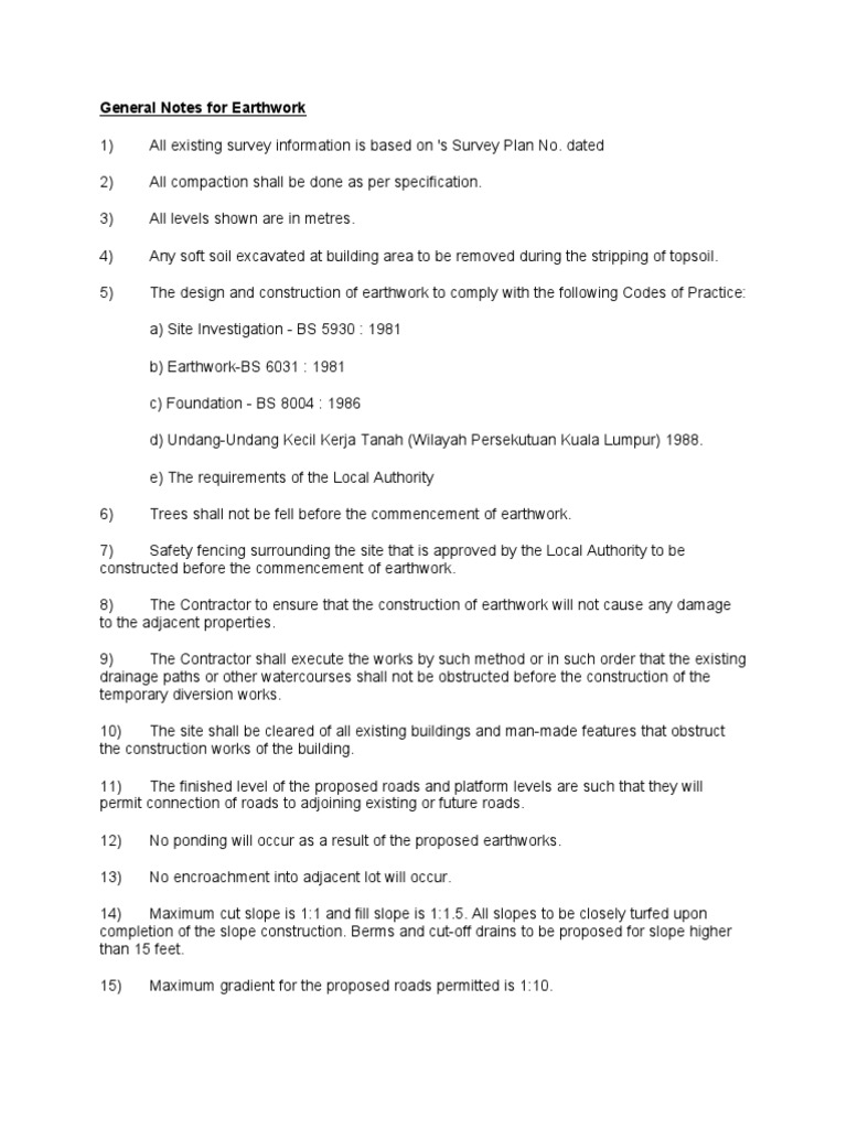 Earthwork and Road Construction Guidelines | PDF | Road | Drainage