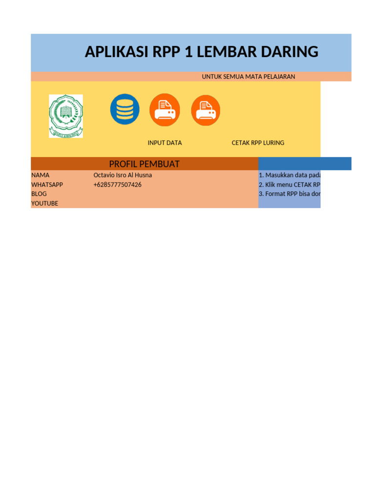 RPP 1 Lembar Matematika Kelas 8 | PDF