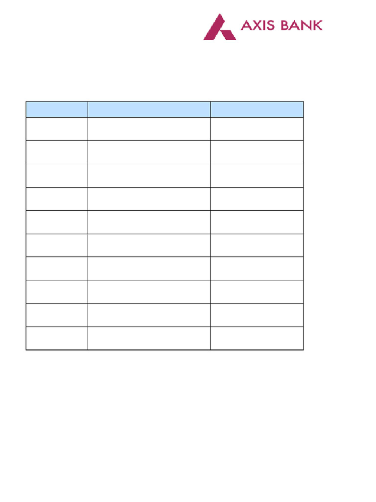 Transactions Summary Format | PDF