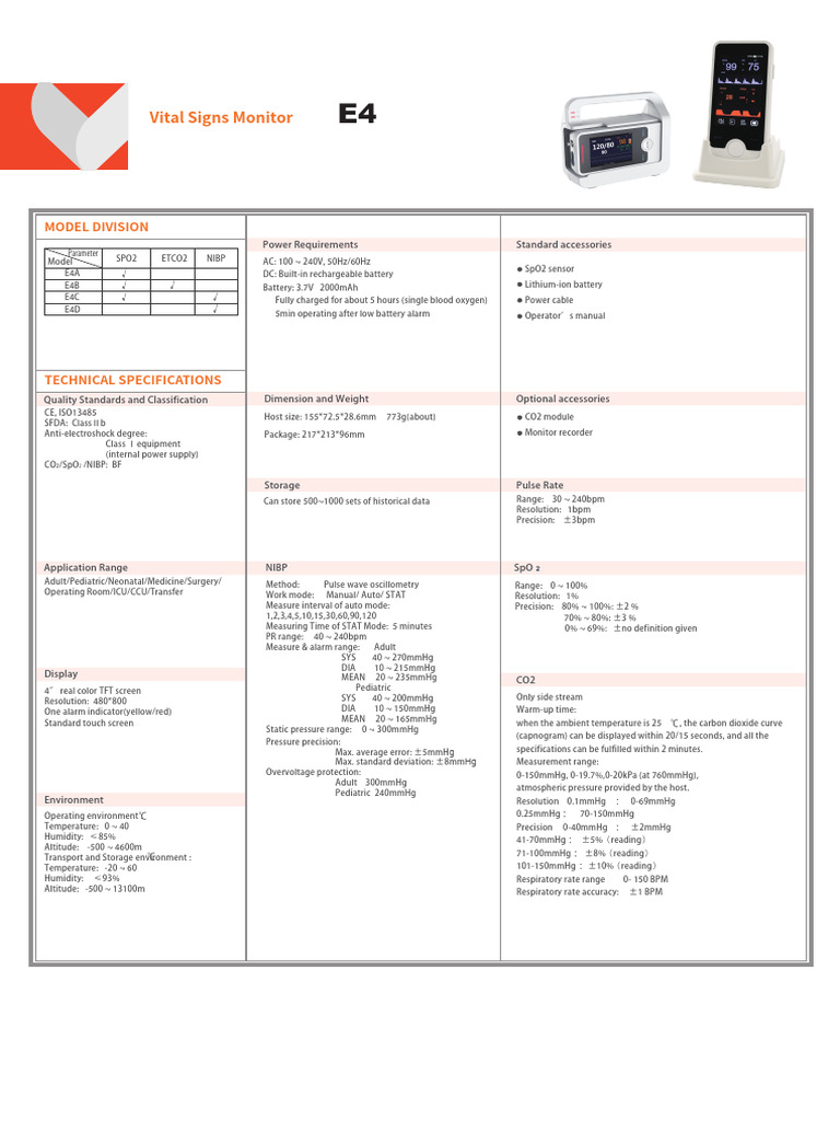 E4 Monitor Brochure | PDF