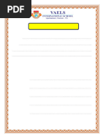 A4 Project File Template for Students | PDF