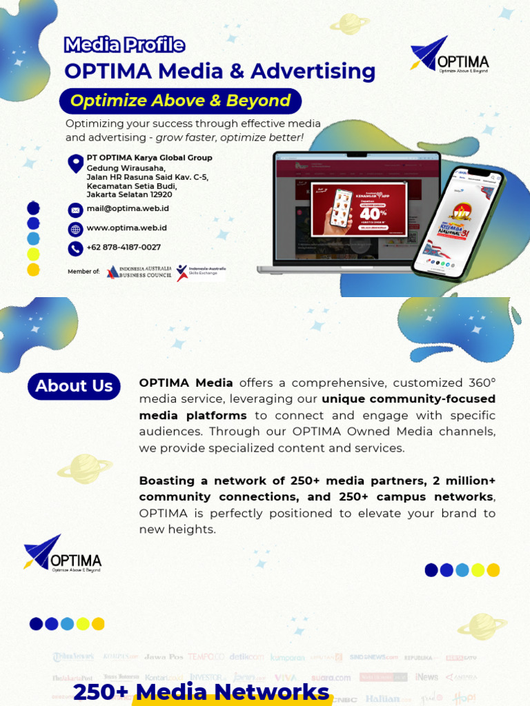 Company Profile OPTIMA (Juni) | PDF | Advertising | Marketing