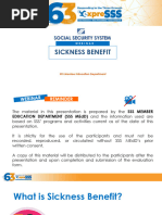 SSS Sickness Benefit Reimbursement Form | PDF | Sick Leave | Employment