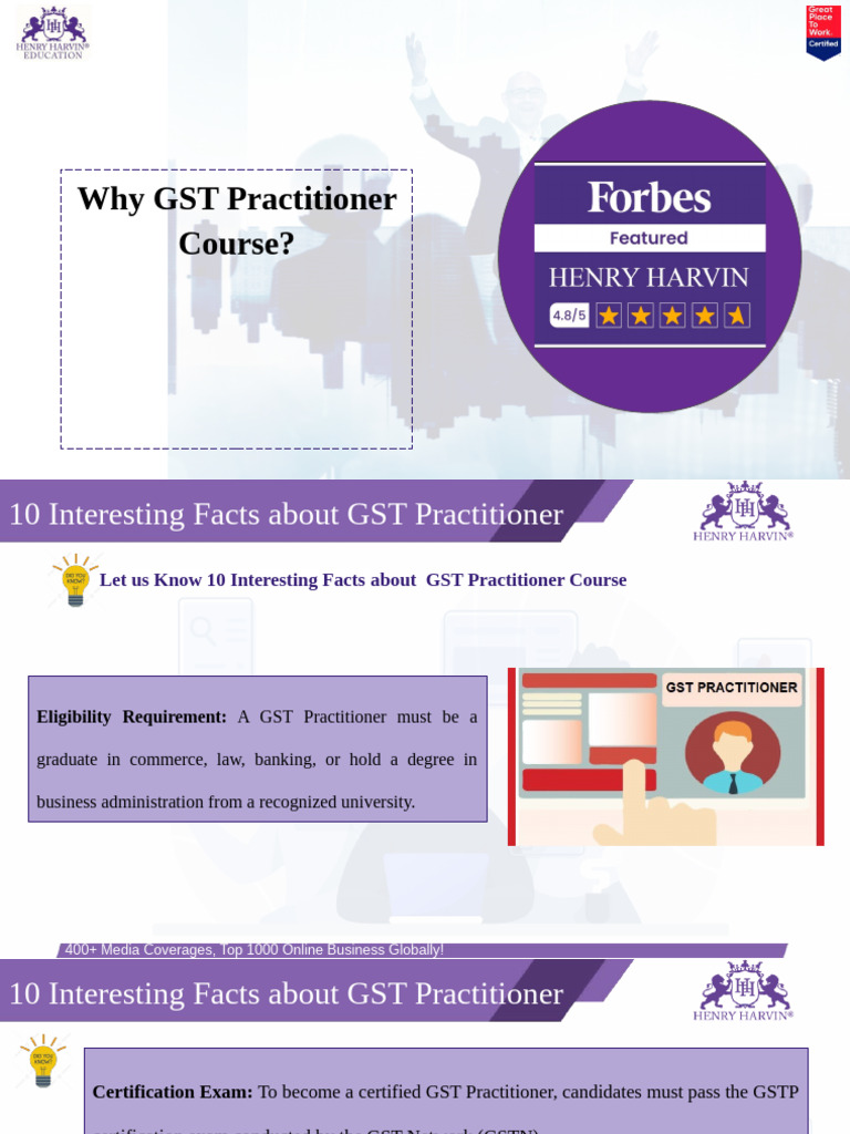Essential GST Practitioner Course Guide | PDF