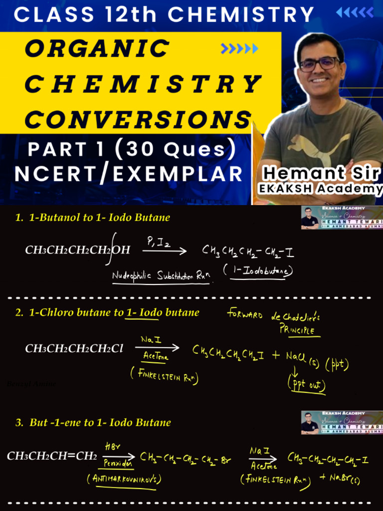 Class 12th Organic Conversion Part 1 | PDF