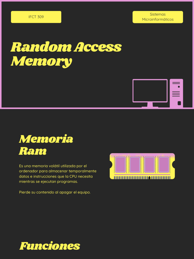 Guía Completa sobre Memoria RAM | PDF | Memoria de acceso aleatorio ...