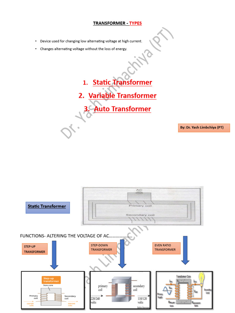 Transformer - Types | PDF