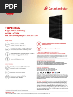 Canadian Solar 620W Module Datasheet | PDF | Photovoltaics | Solar Panel
