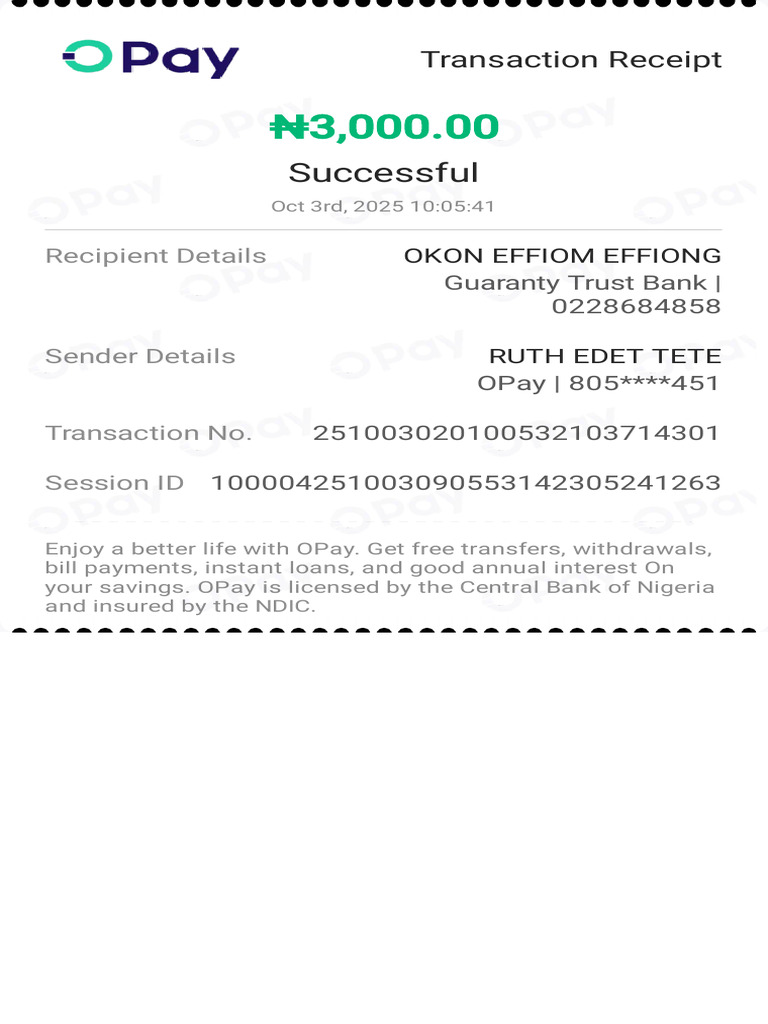 Transaction Receipt-251003020100532103714301 | PDF