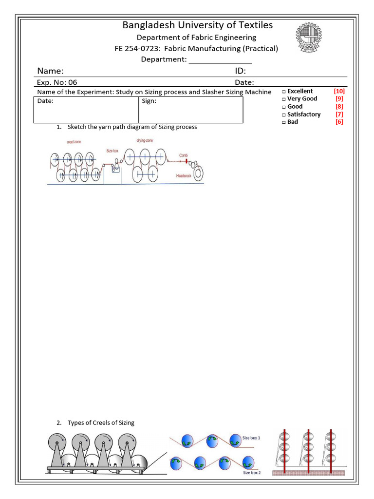 Slasher Sizing Machine Overview | PDF