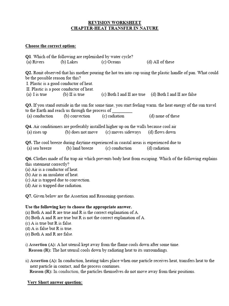 Science Heat Transfer in Nature | PDF | Water | Water Cycle