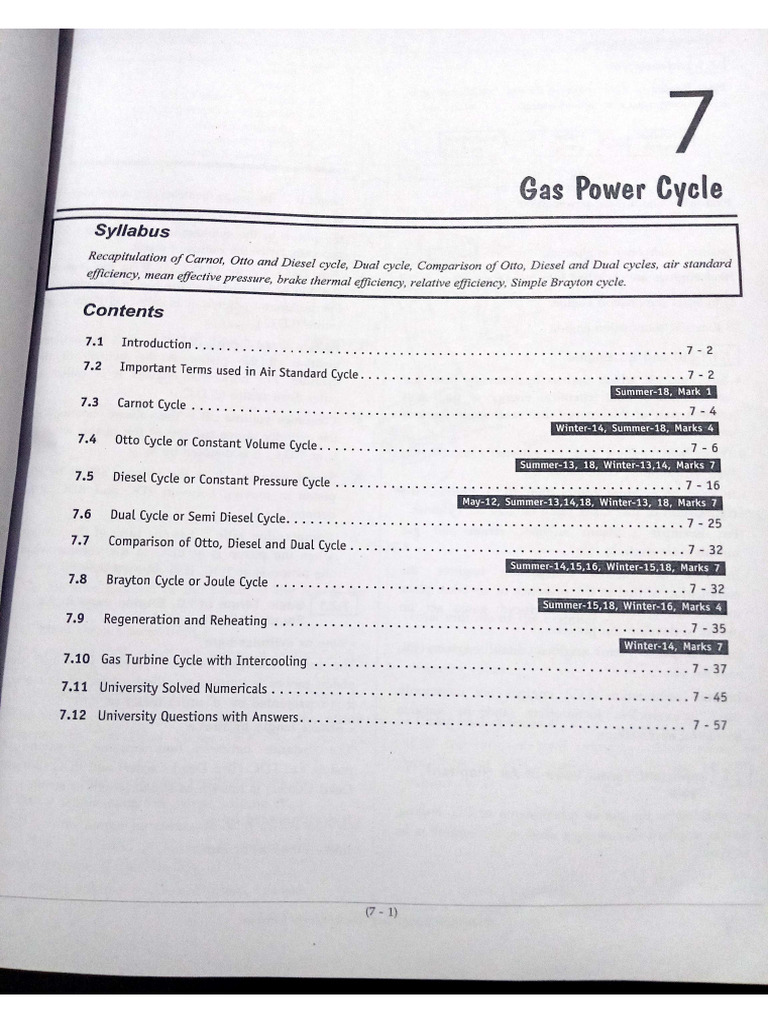 Gas Power Cycle-7 | PDF