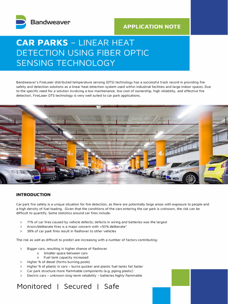 Bandweaver - Application Note - Car Parks Linear Heat Detection Using ...
