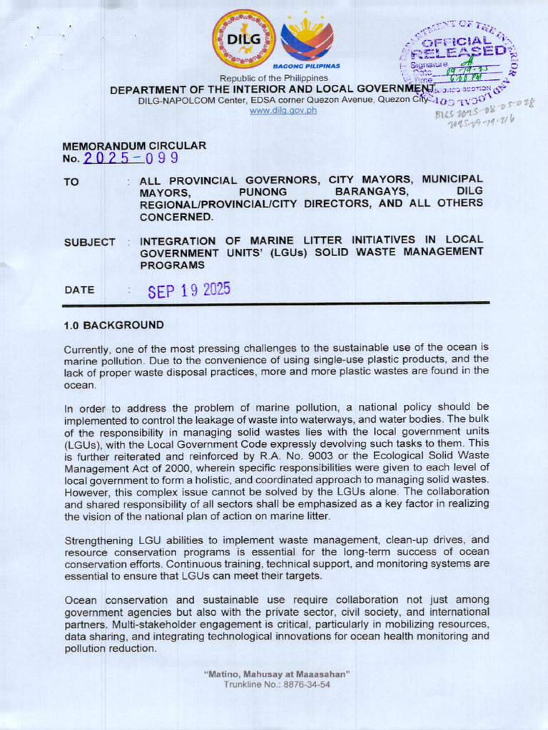 Dilg Memocircular 2025103 0ac0a9e6bc | PDF