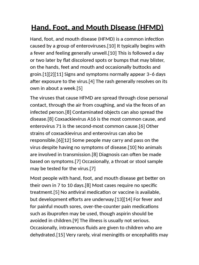 Understanding Hand, Foot, and Mouth Disease | PDF | Medicine | Microbiology