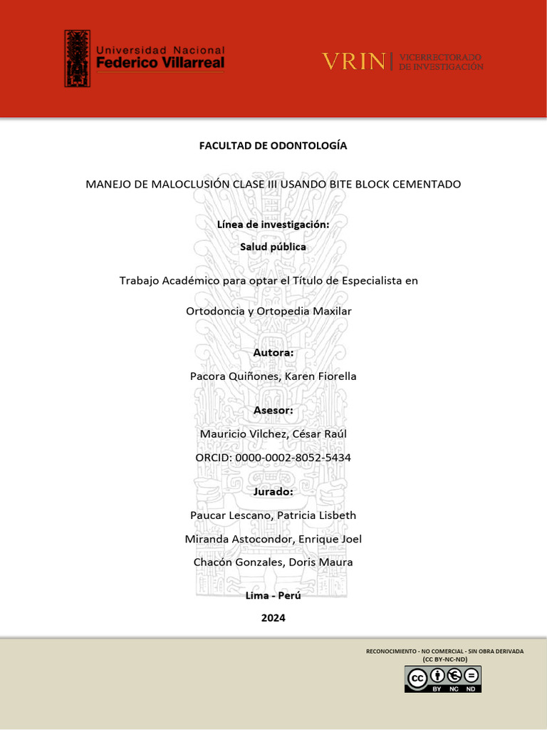 Manejo de Maloclusión Clase III Usando Bite Block Cementado | PDF ...