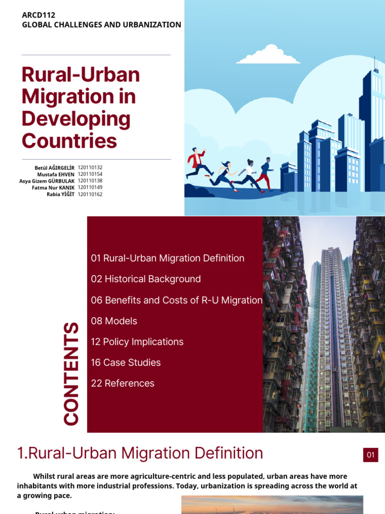 Rural-Urban Migration in Developing Countries | PDF | Human Migration ...