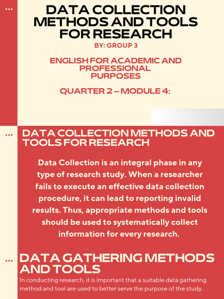 Data Collection Methods for Research | PDF | Likert Scale | Experiment